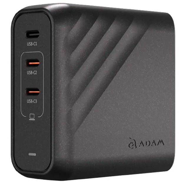 Adam Elements OMNIA Pro 140W 3-Port USB-C Power Charger — Macnificent