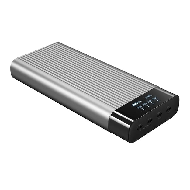 HyperJuice 245W USB-C 100Wh Battery Pack - Black & Silver — Macnificent