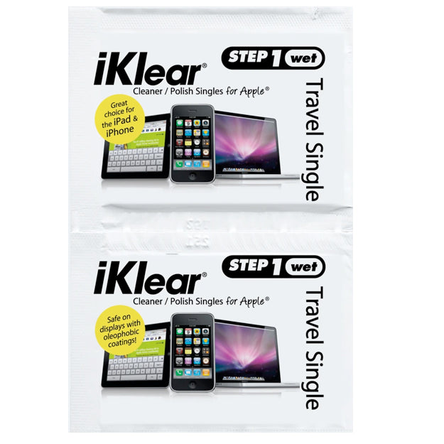 Meridrew iKlear Travel Singles 100 Pack (Step 1 Wet) — Macnificent